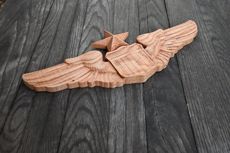 USAF Senior Pilot Wings 16" Wood Wall Hanging - Etsy