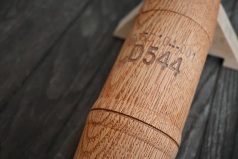 14 155MM M107 HE Artillery Round Projo Wood Half Scale 1/2 Size Replica ...