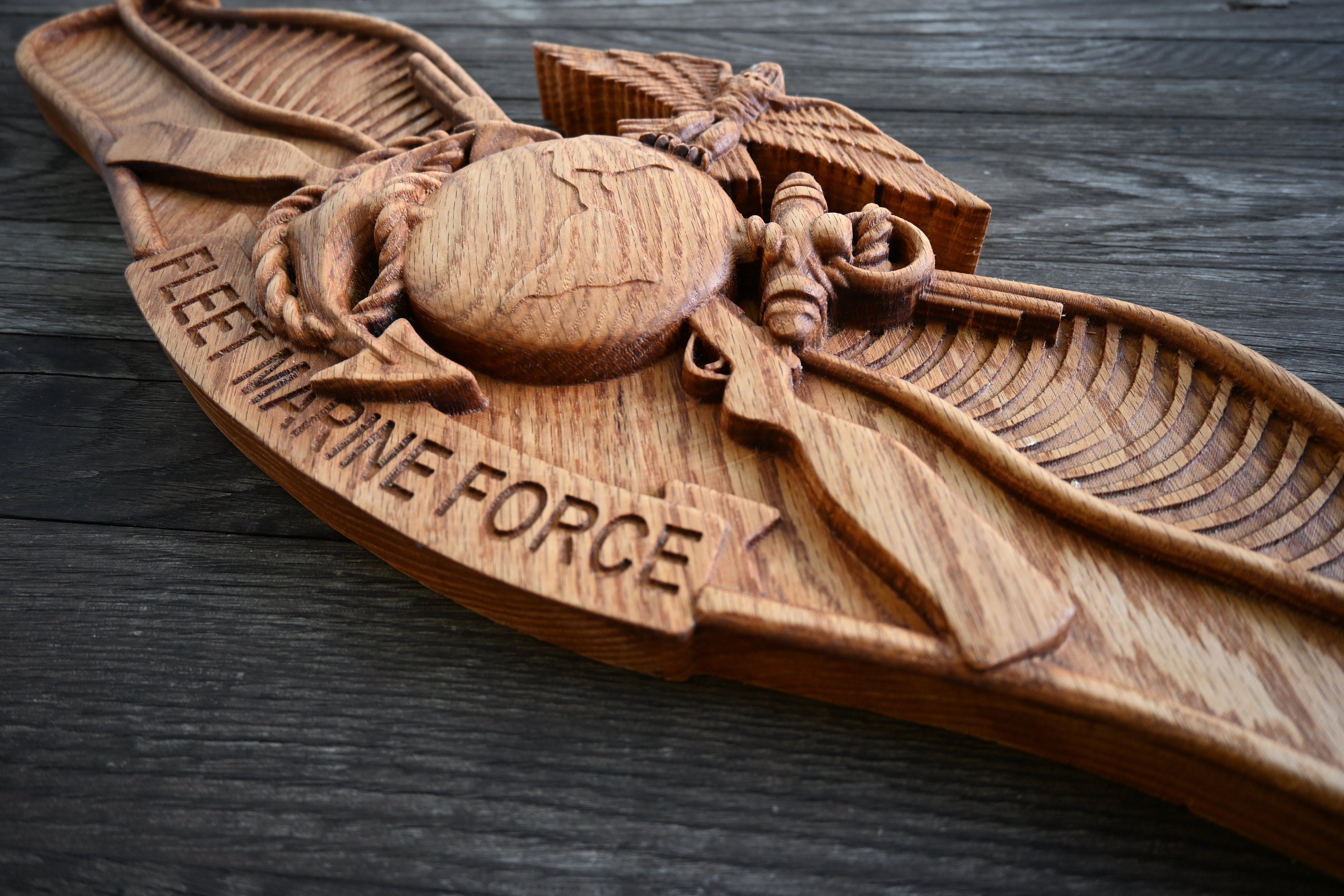 24 Fleet Marine Force FMF Warfare Wood Pin Insignia Wall Hanging - Etsy