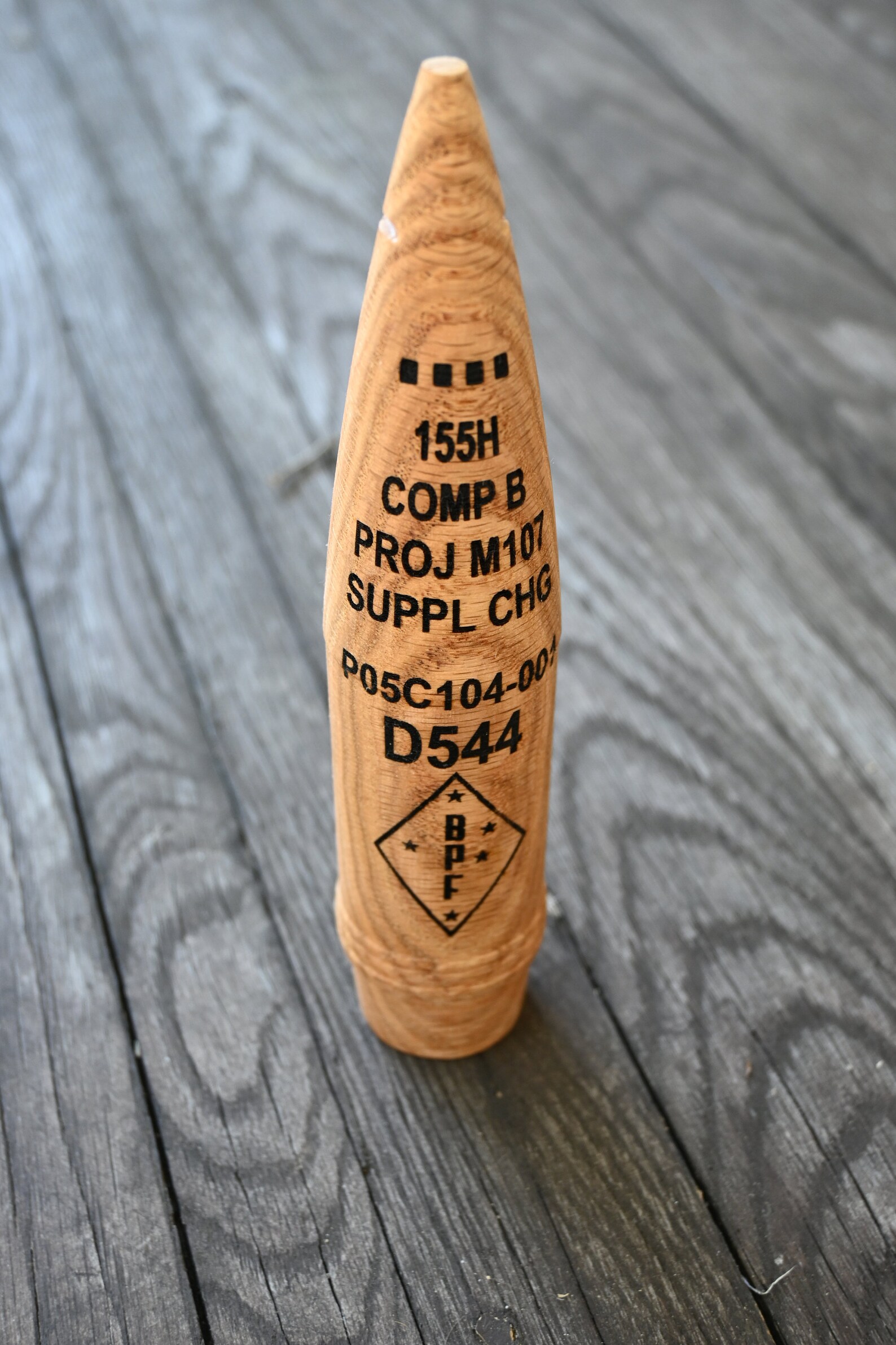 8 Scale M107 155MM Fuzed Artillery Shell Projo Wood - Etsy