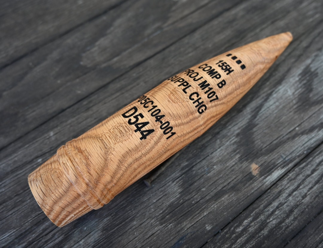 1/4 Scale M107 155MM Fuzed Artillery Shell Projo Wood Quarter Sized - Etsy