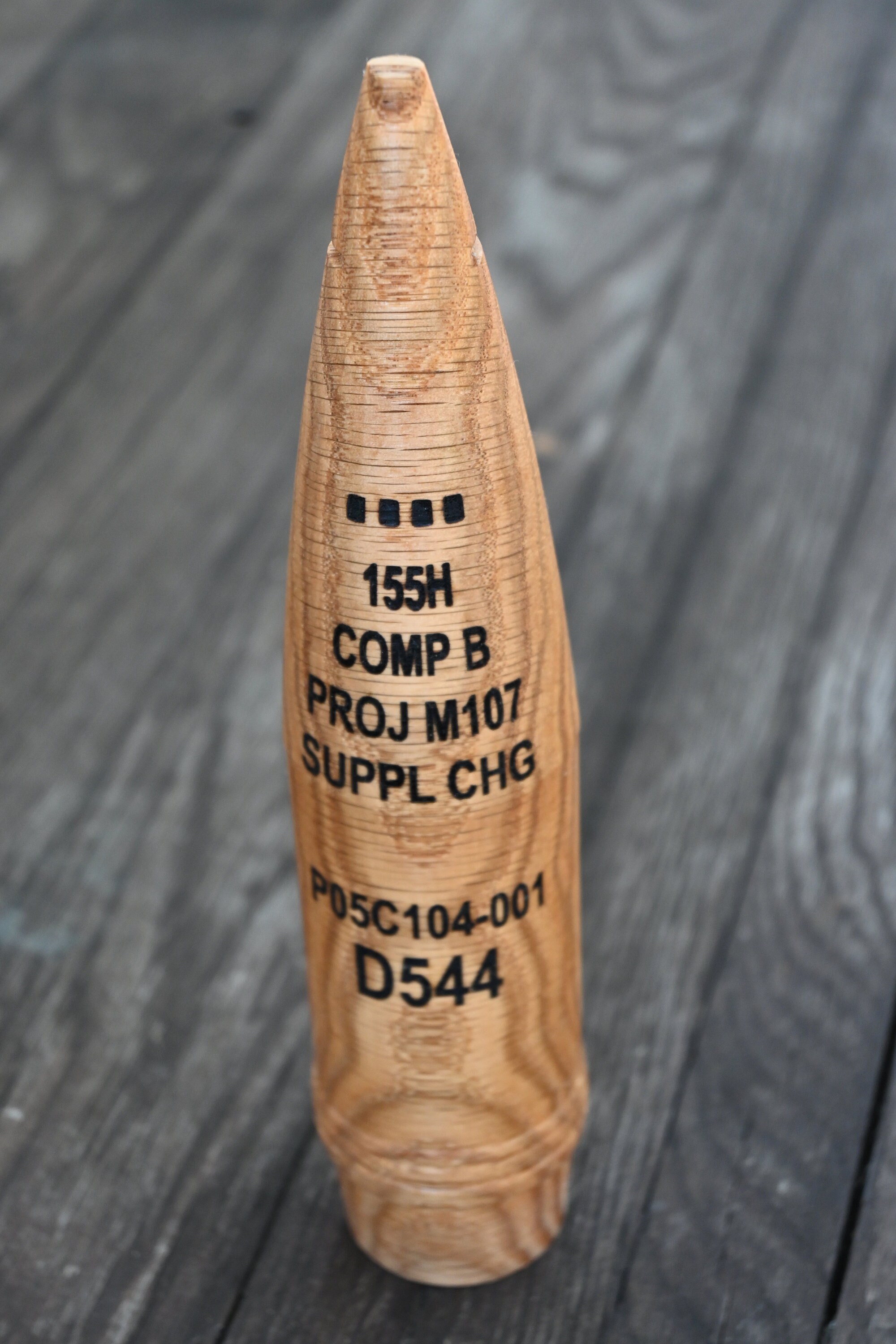 1/4 Scale M107 155MM Fuzed Artillery Shell Projo Wood Quarter Sized - Etsy