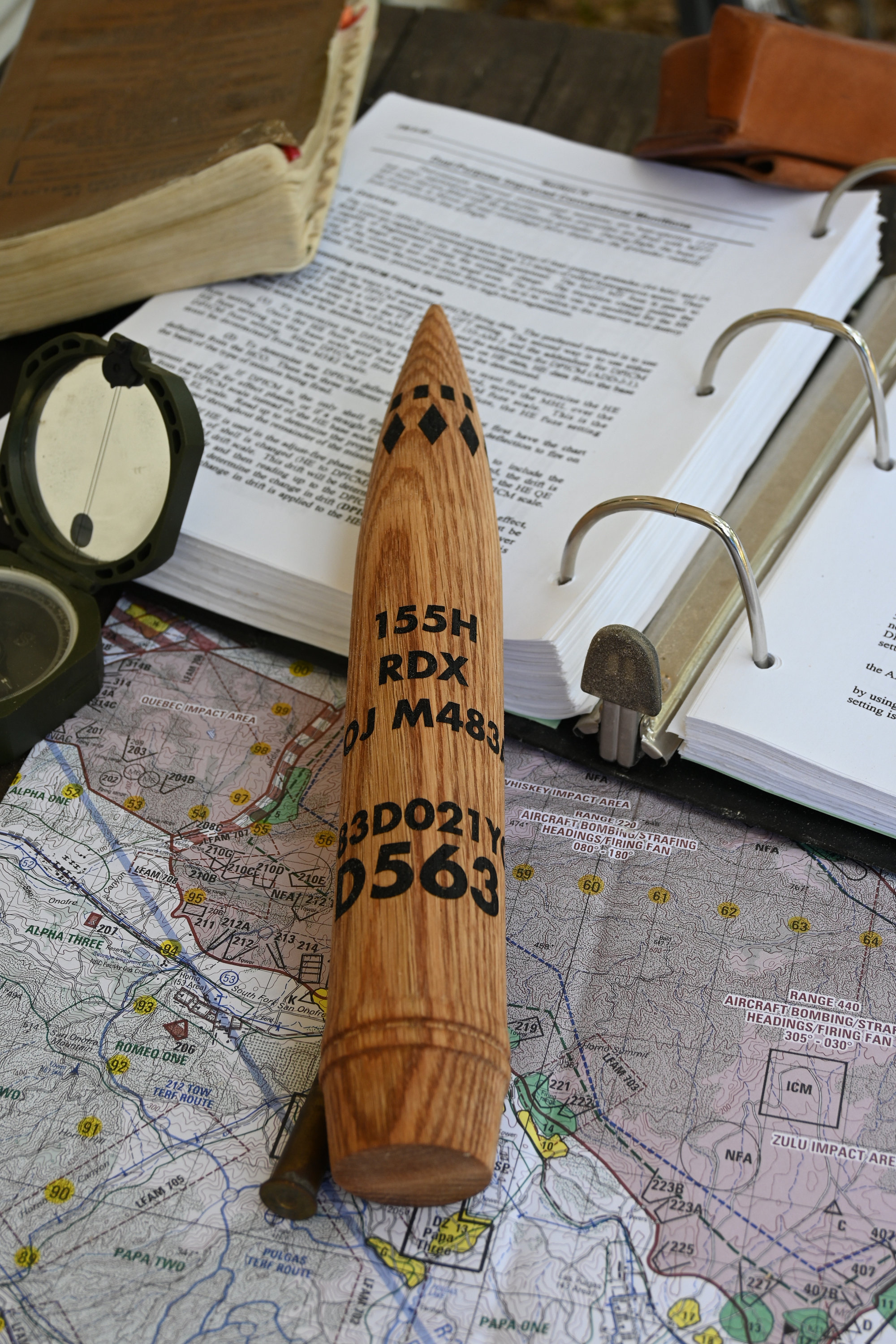 12" Scale M483A1 155MM Fuzed DPICM Artillery Round Projectile Projo ...