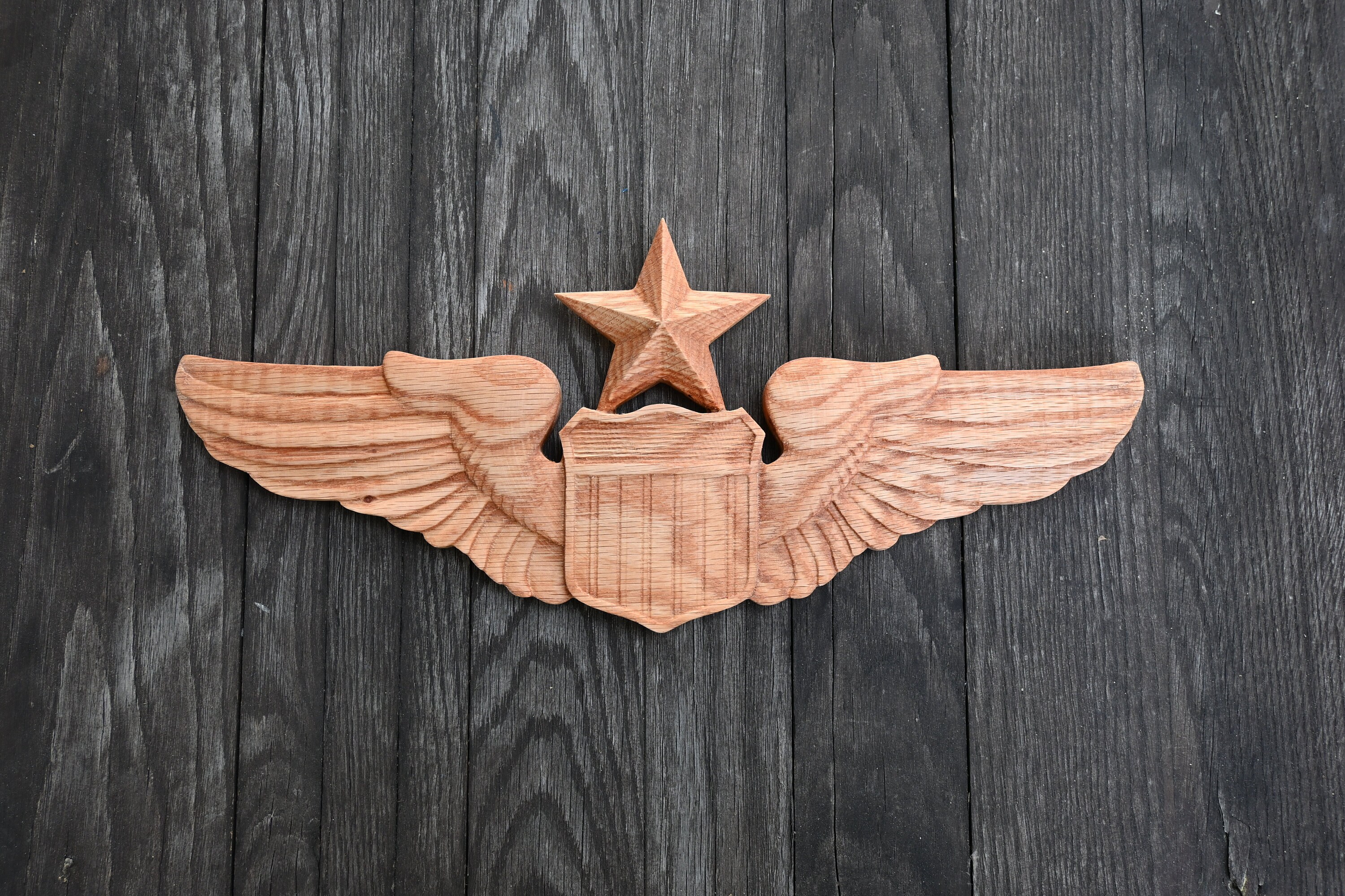 USAF Senior Pilot Wings 16" Wood Wall Hanging - Etsy