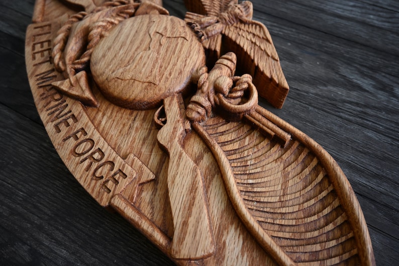 24 Fleet Marine Force FMF Warfare Wood Pin Insignia Wall Hanging - Etsy