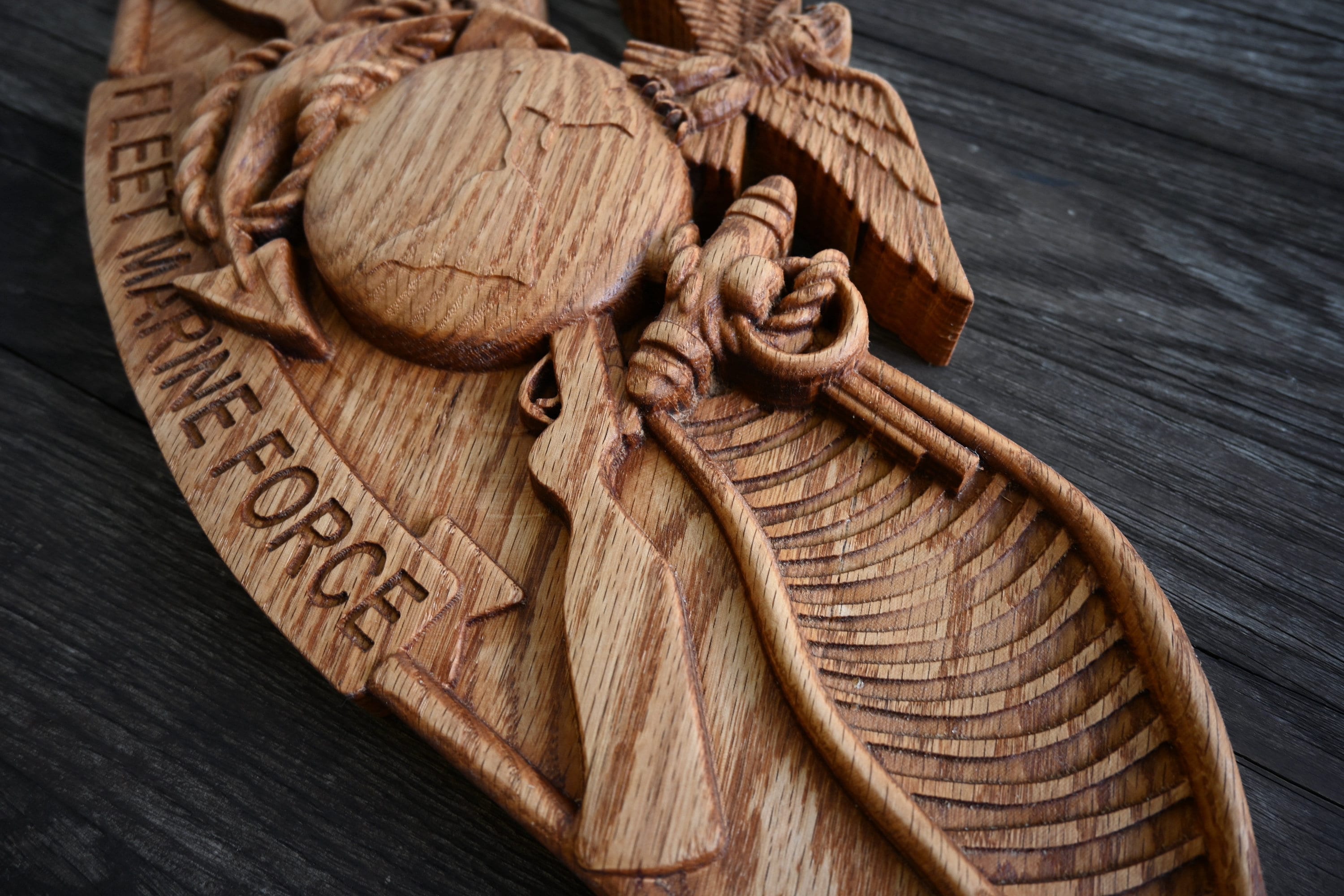 24 Fleet Marine Force FMF Warfare Wood Pin Insignia Wall Hanging - Etsy