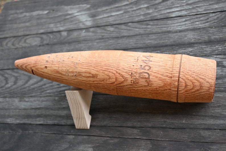 14 155MM M107 HE Artillery Round Projo Wood Half Scale 1/2 Size Replica ...