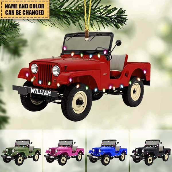 Car Christmas Ornament - Etsy