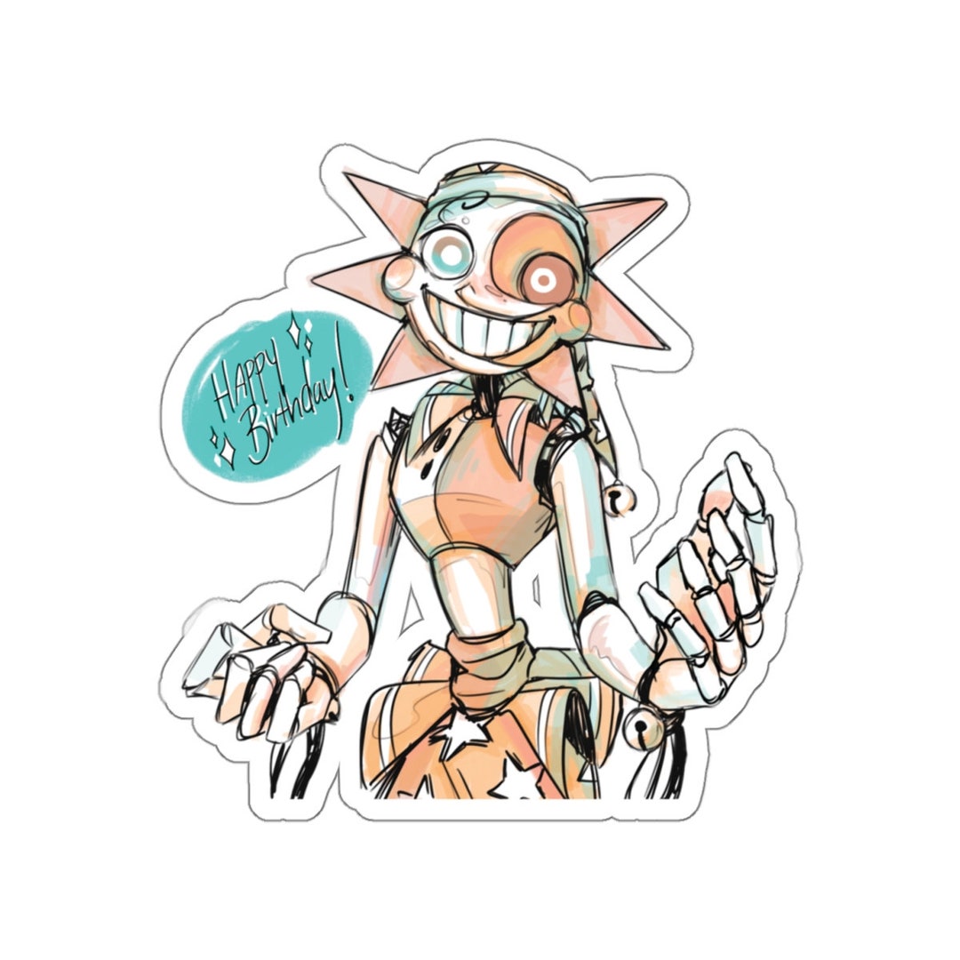 Happy Birthday Eclipse - FNAF Security Breach Sticker - Etsy