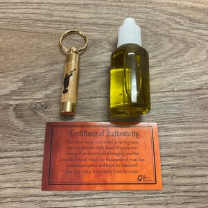 LDS Oil Vial - Olive Wood (olivewood) From the Holy Land W/free ...