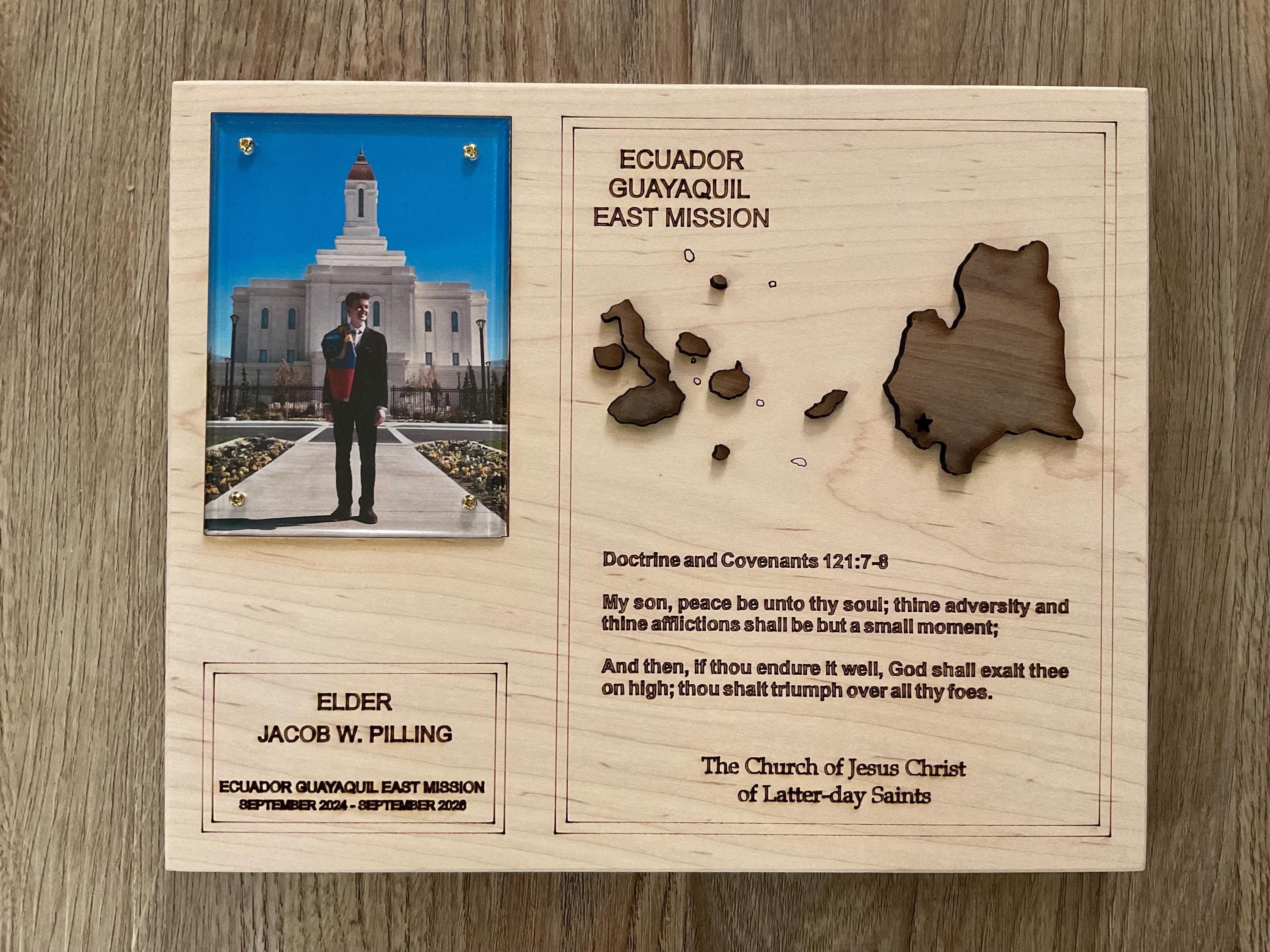 LDS Missionary Plaque, Custom Design, Personalization, Elder and Sister ...