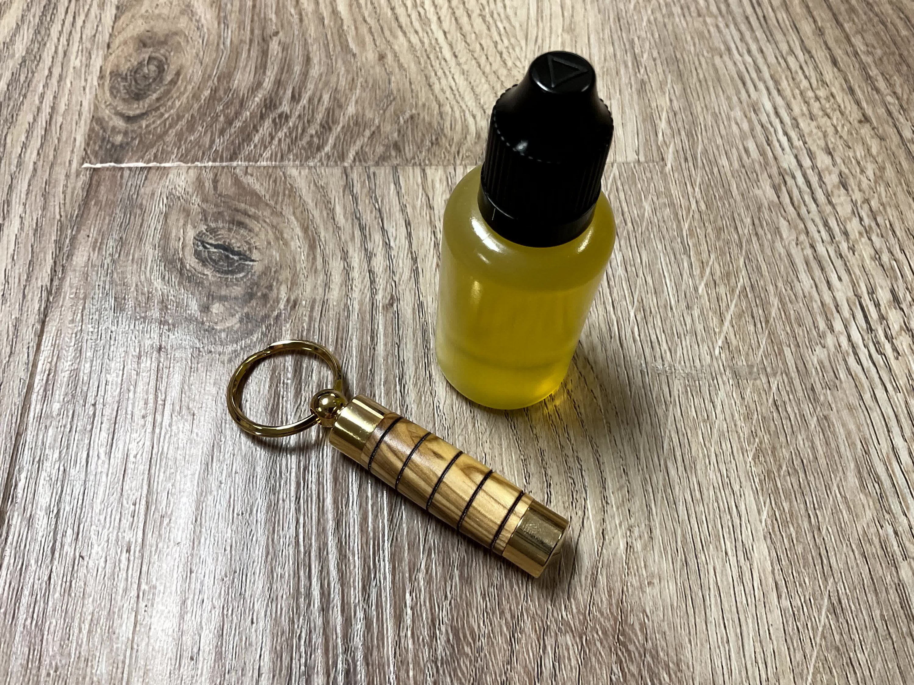 LDS Oil Vial - Olive Wood (olivewood) From the Holy Land - for ...