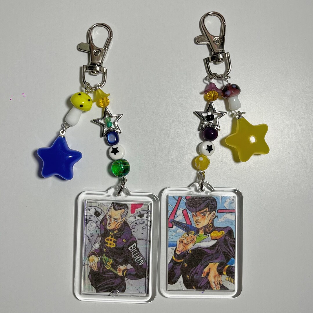 JJBA: Josuke and Okuyasu Keychains - Etsy