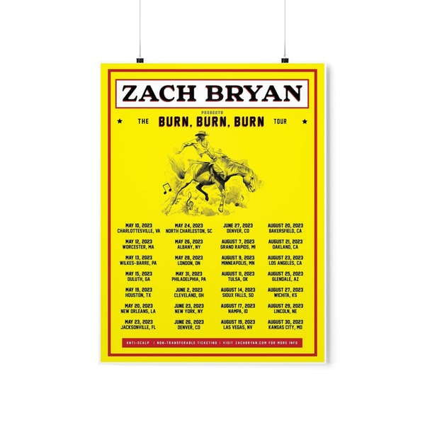 Zach Bryan Poster - Etsy