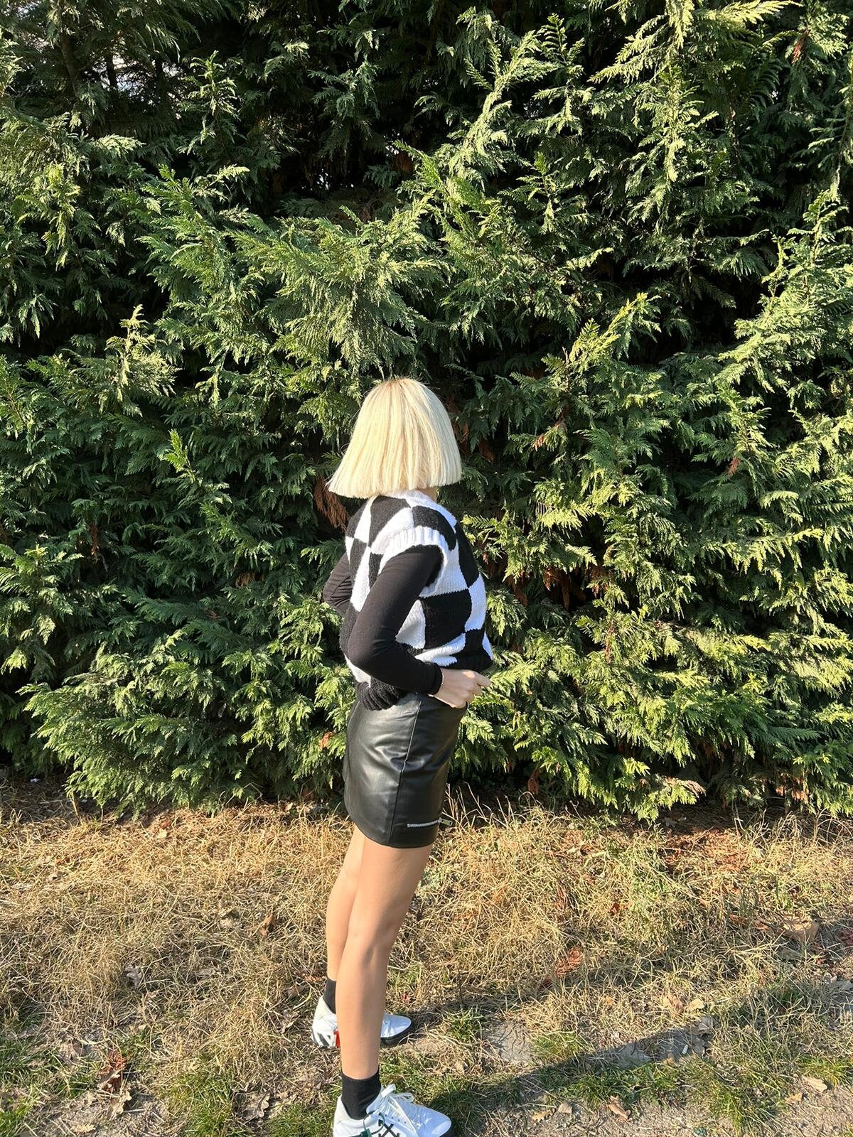 Wednesday Addams Sweater,handmade Knit Jenna Ortega West,v Neck Black ...