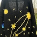 Long Galaxy Cardigan for Women,galaxy Cardigan,earth,saturn,jupiter ...