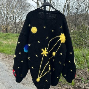 Long Galaxy Cardigan for Women,galaxy Cardigan,earth,saturn,jupiter ...