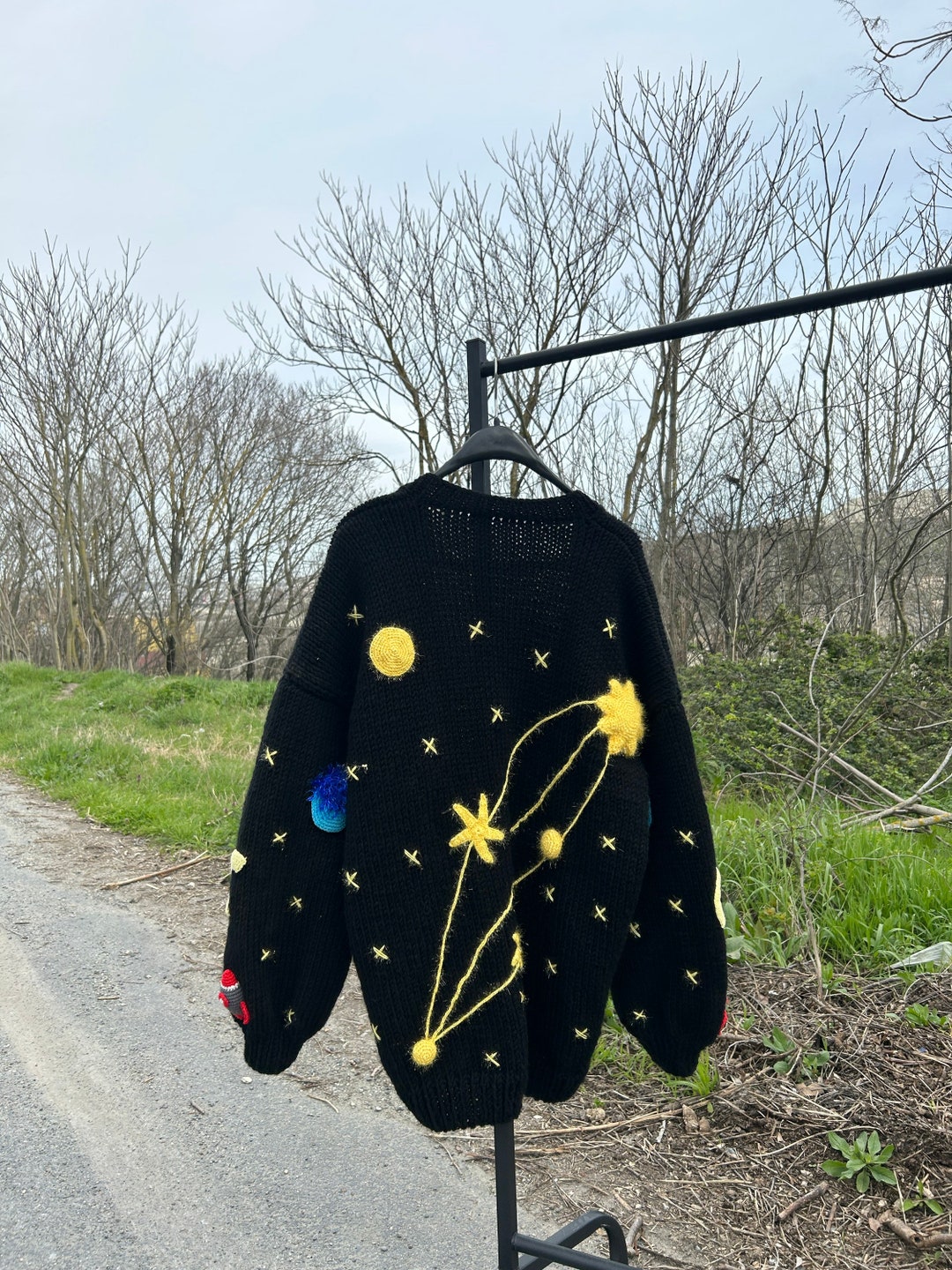 Long Galaxy Cardigan for Women,galaxy Cardigan,earth,saturn,jupiter ...