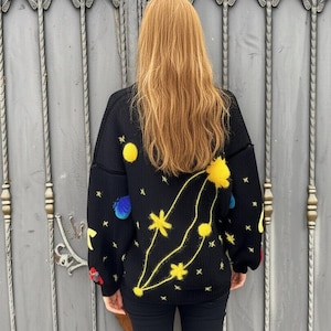Long Galaxy Cardigan for Women,galaxy Cardigan,earth,saturn,jupiter ...