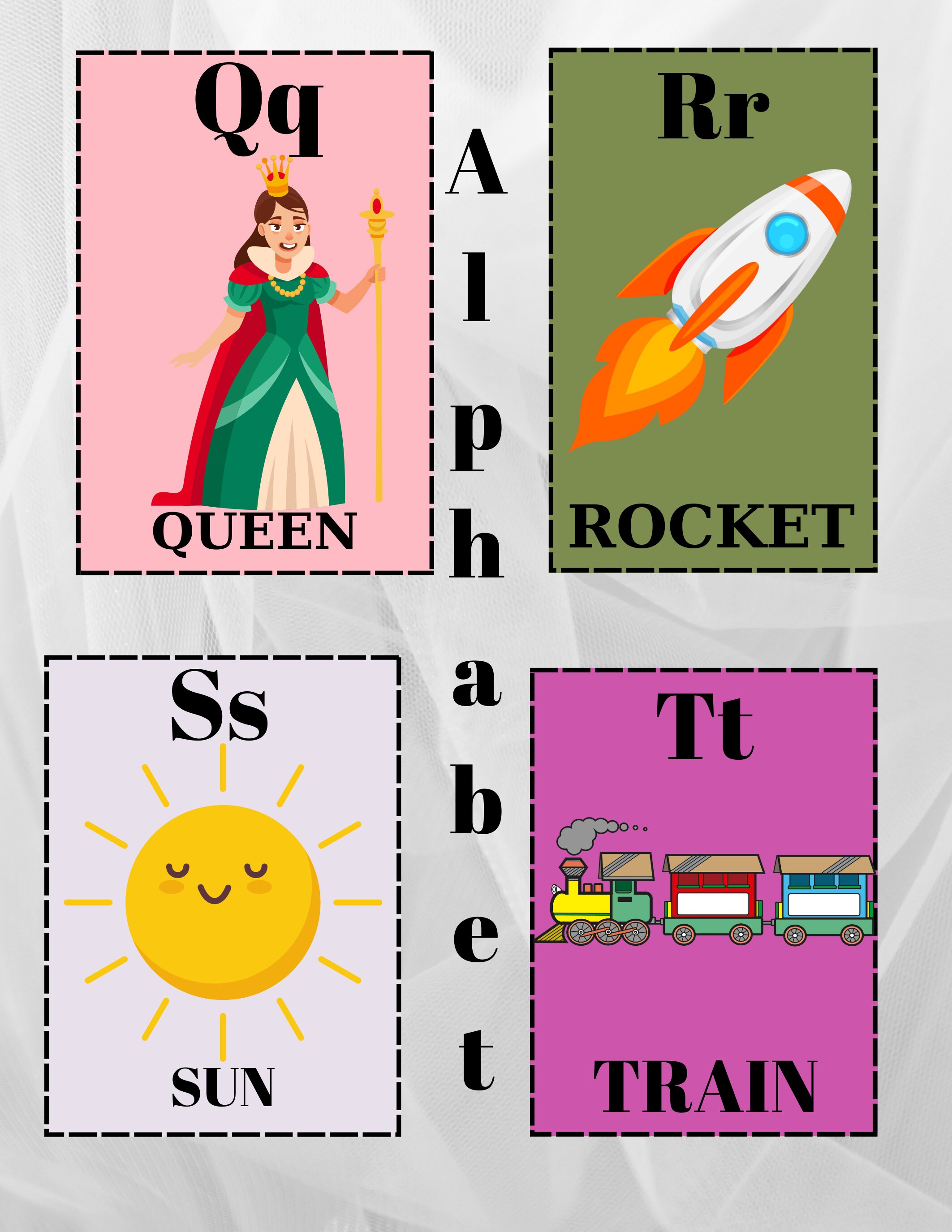 Alphabet Flashcards,printable Flashcards,abc Flashcards,animal Alphabet ...