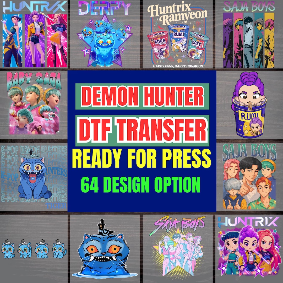 K-pop Idol Rumi Chibi DTF Transfer | Ready to Press Shirt Print - Etsy