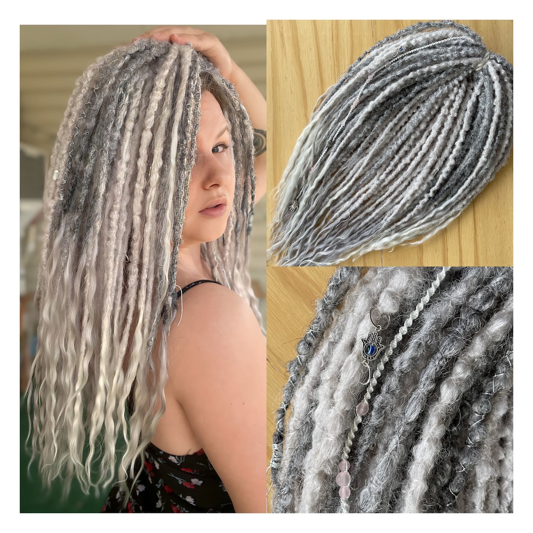 New Natural Hair Extensions, Mohair Soft Ends, Hook Dreadlocks, Synthetics Natural Hair ...