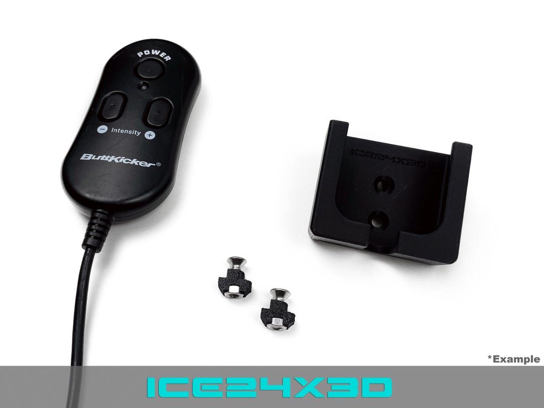 Remote Holder for Buttkicker Gamer 2 – Sim Rig Mount With Cable ...