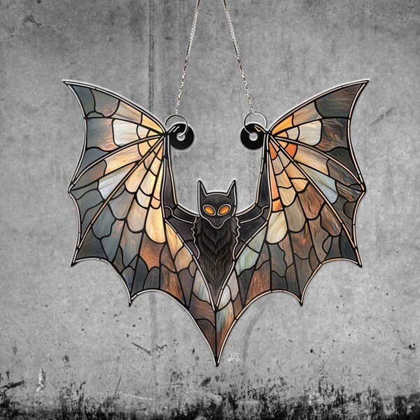Stained Glass Bats - Etsy