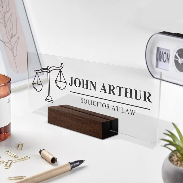 Law Desk Name Plates - Etsy