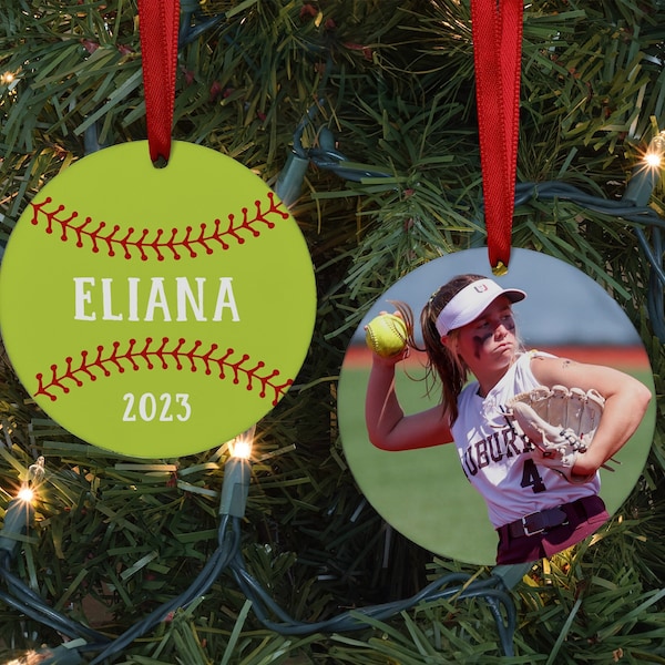 Softball Christmas - Etsy