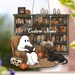 Halloween Ghost Book Window Hangings, Halloween Bookshelf, Ghostly ...