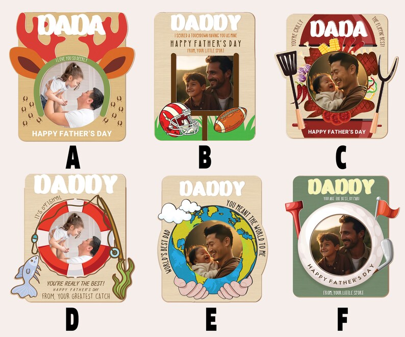 Custom Dad Photo Sun Visor Clip, Personalized Picture Visor Clip, Drive ...