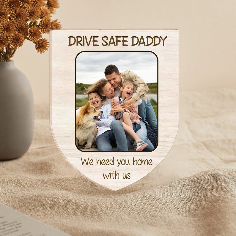 Personalized Father's Day Sun Visor Clip, Dad Visor Clip, Picture Visor ...