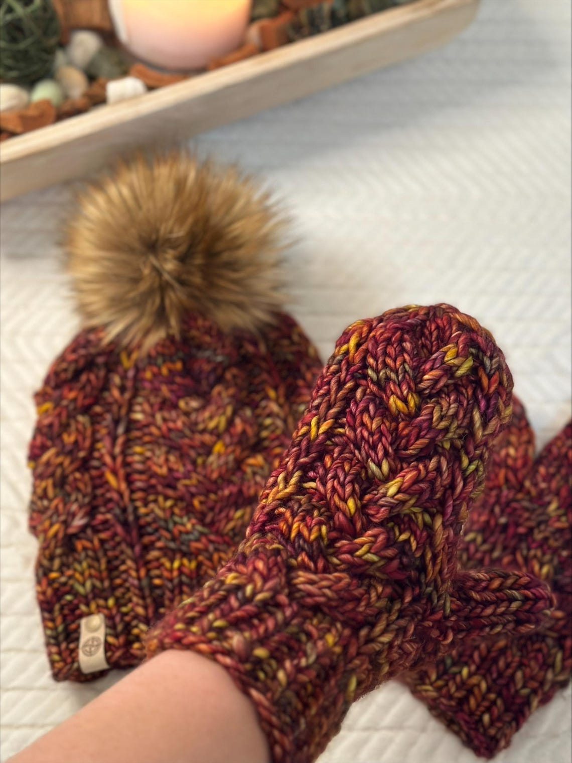 The Nirvana Mittens Knitting Pattern, Cable Knit Mitten Pattern ...