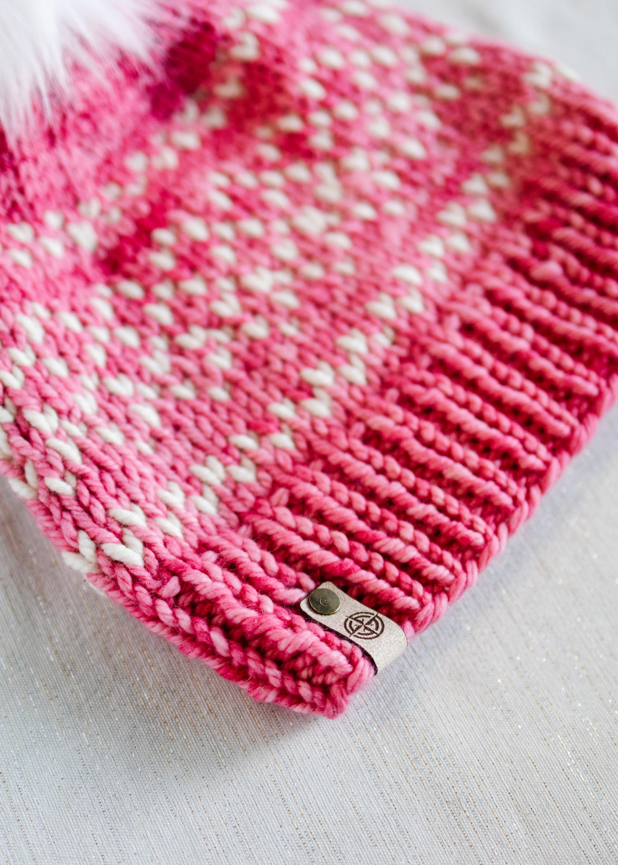 The Haystack Trail Beanie Knitting Pattern, Easy Color-work Knitting ...