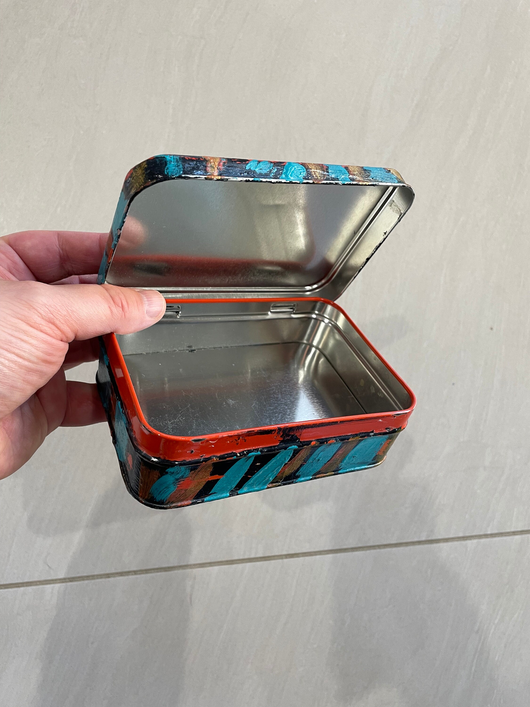 Metal Hand-painted Tarot Card Box - Etsy