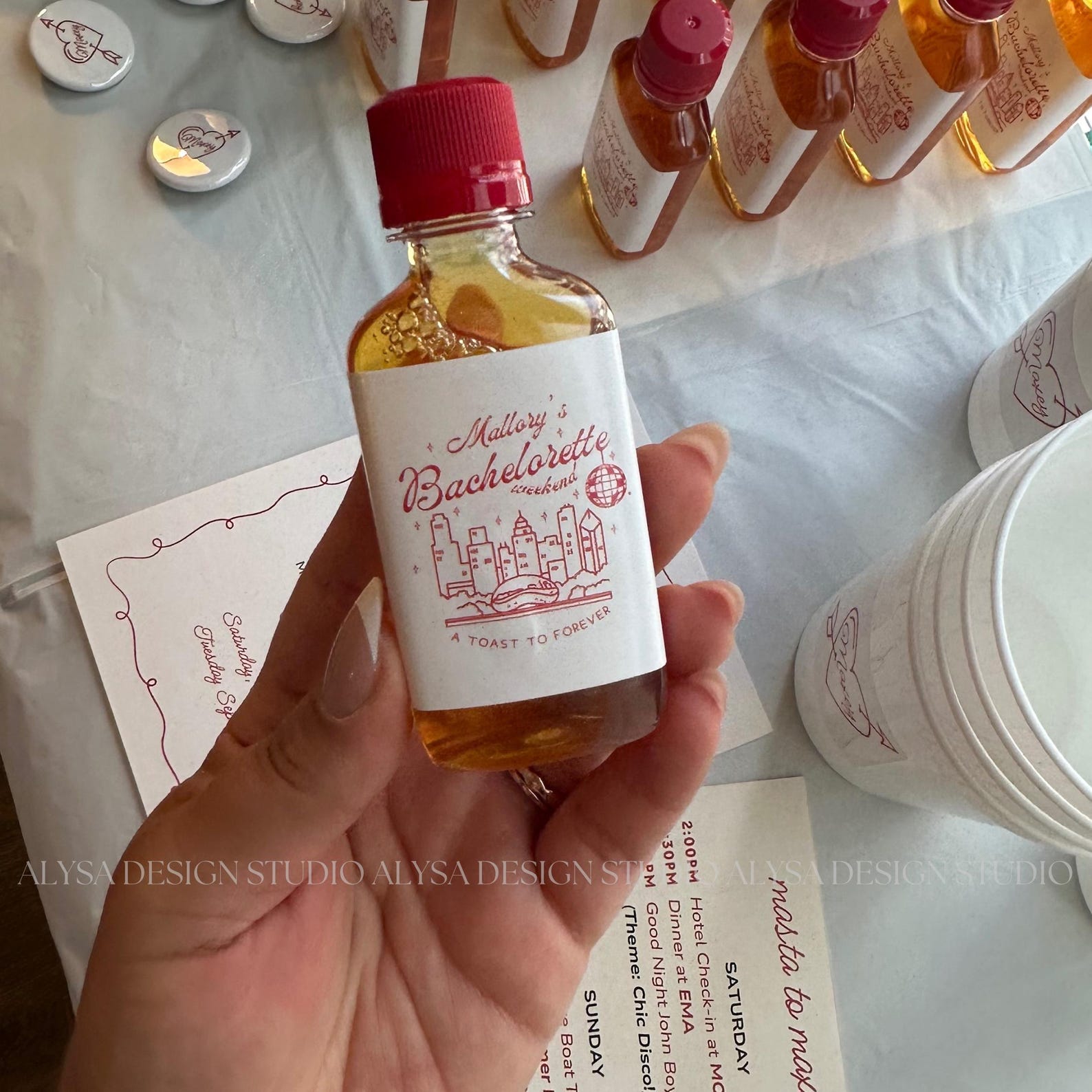 Custom Bottle Label, Bachelorette Shooters, Mini Bottle Labels, DIY ...