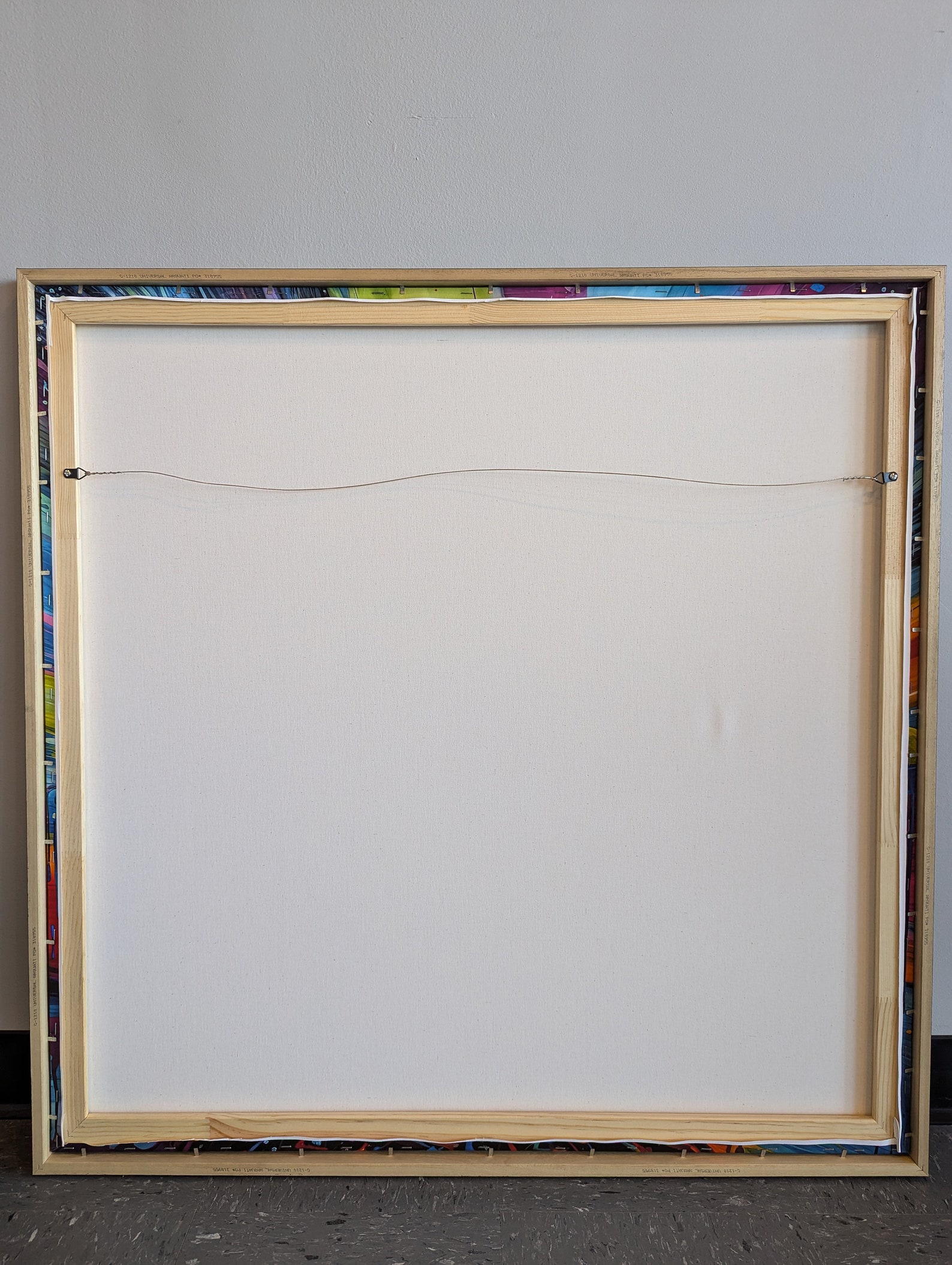 Rainbow Highland Cow Tripping Balls, Framed Canvas Print - Etsy