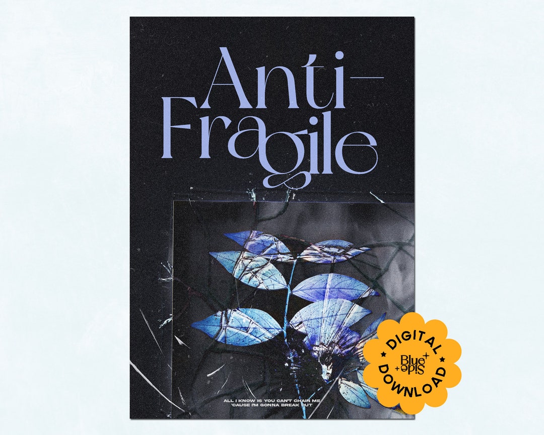 Le Sserafim Antifragile Digital Poster, Le Sserafim Lyric Print ...