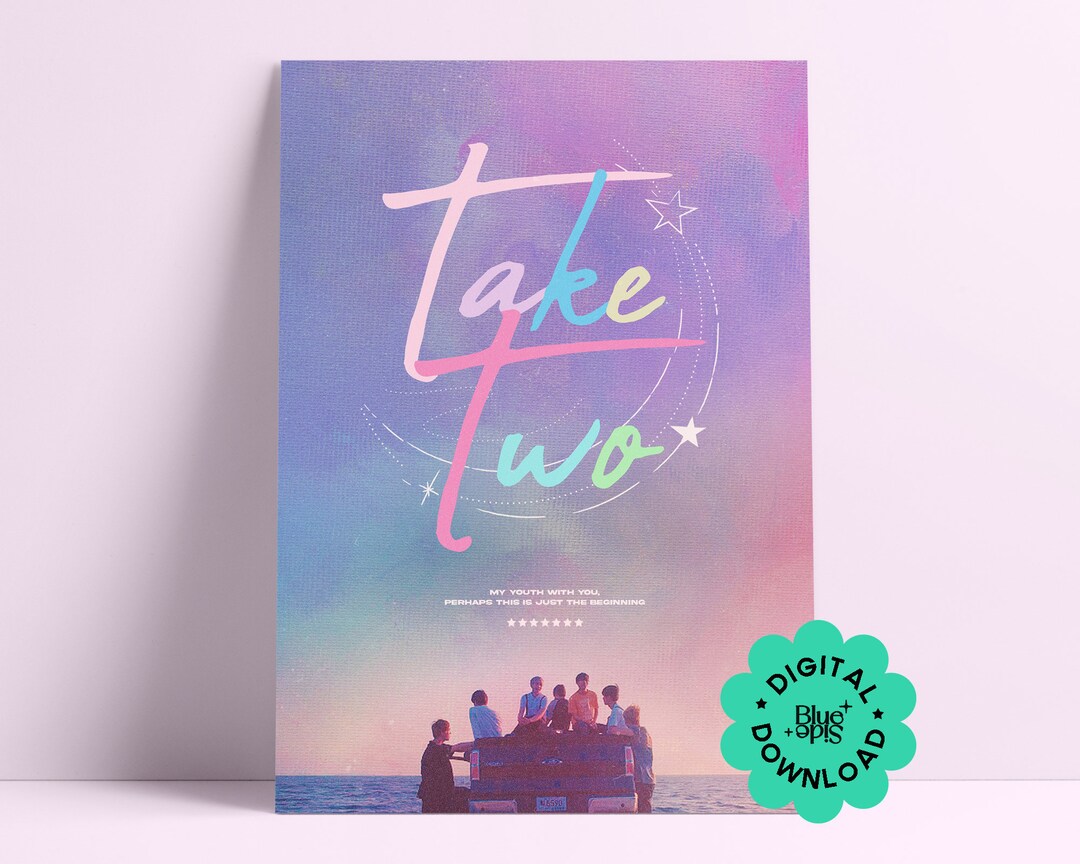 BTS Take Two Digital Poster, Instant Download, Take Two Lyric Poster ...