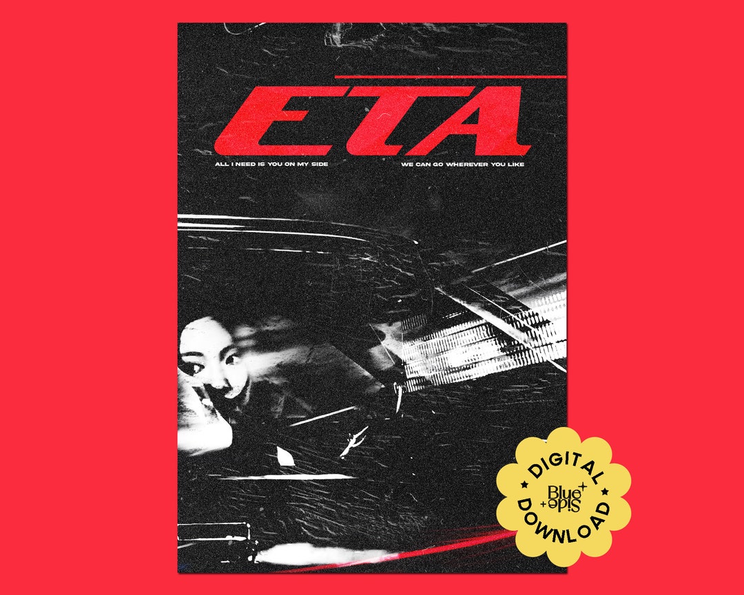 Newjeans ETA Digital Poster, Instant Download, ETA Lyric Poster Print ...