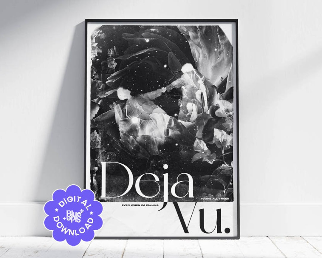 TXT Deja Vu Digital Poster, TXT Lyric Print, Instant Download, K-pop ...