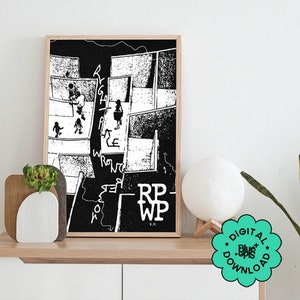 BTS RM Right Place, Wrong Person Digital Poster Print, Instant Download ...