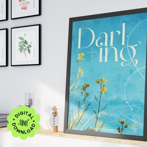 Seventeen Darl+ing Digital Poster, Instant Download, Darling Lyric ...