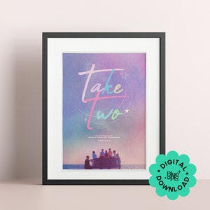 BTS Take Two Digital Poster, Instant Download, Take Two Lyric Poster ...