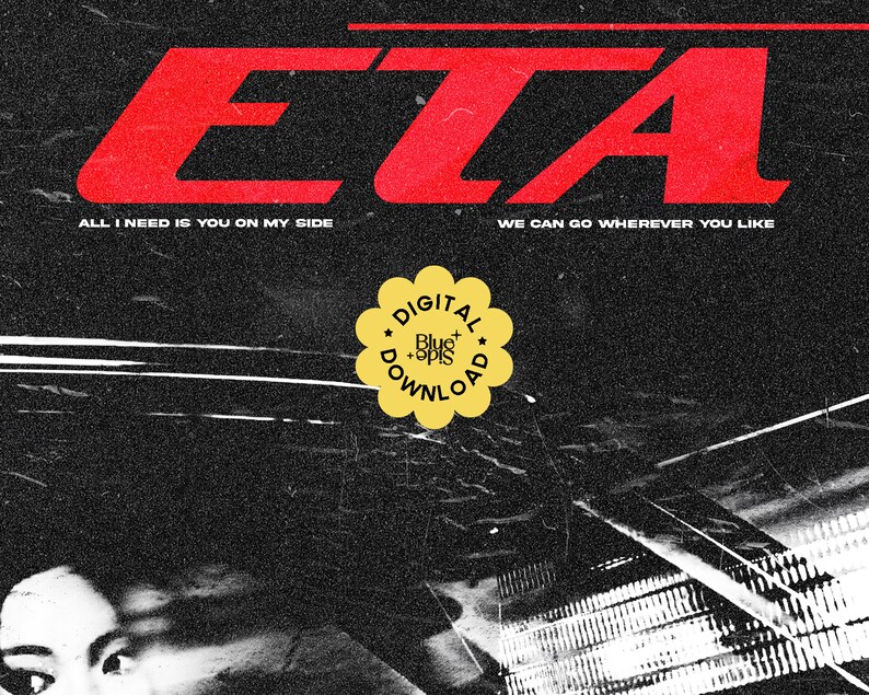 Newjeans ETA Digital Poster, Instant Download, ETA Lyric Poster Print ...