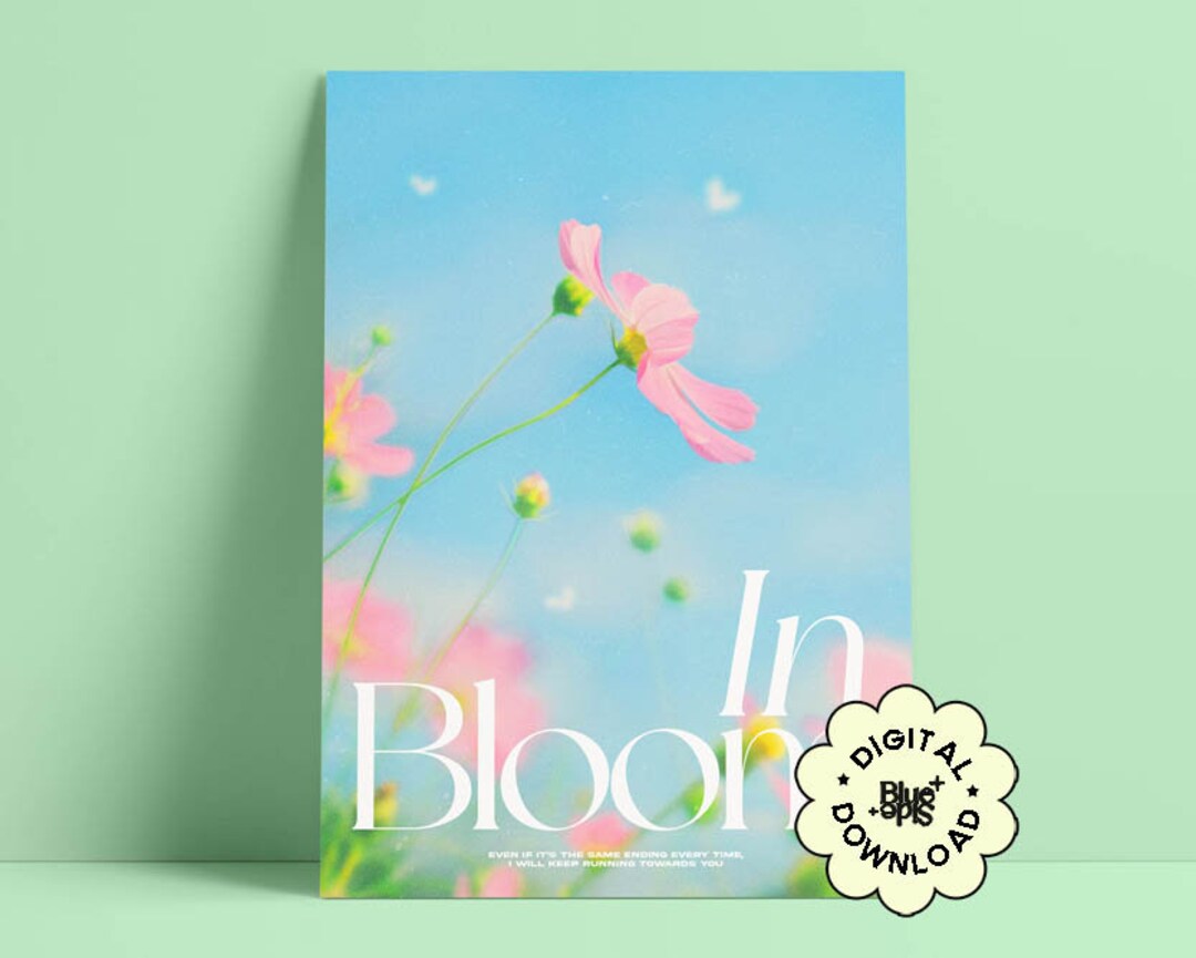 ZEROBASEONE in Bloom Digital Poster, Instant Download, in Bloom Lyrics ...