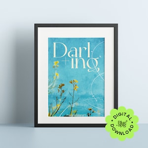 Seventeen Darl+ing Digital Poster, Instant Download, Darling Lyric ...