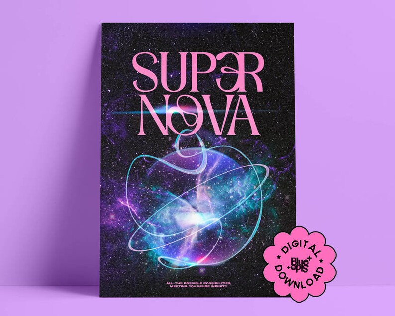 Aespa Supernova Digital Poster, Aespa Lyric Print, Instant Download, K ...