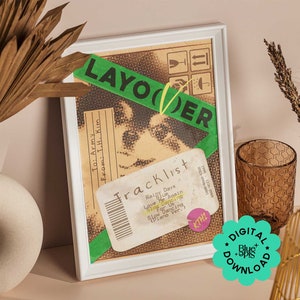 BTS V Layover Digital Poster Print, Instant Download, Taehyung Layover ...